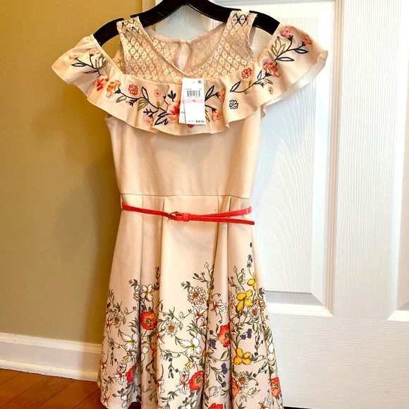 Beautees | Dresses | Nwt Girl Size Beauties Daddy Daughter Belted Off ...
